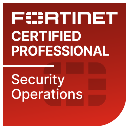 Fortinet Certified Professional Security Operations - Credly