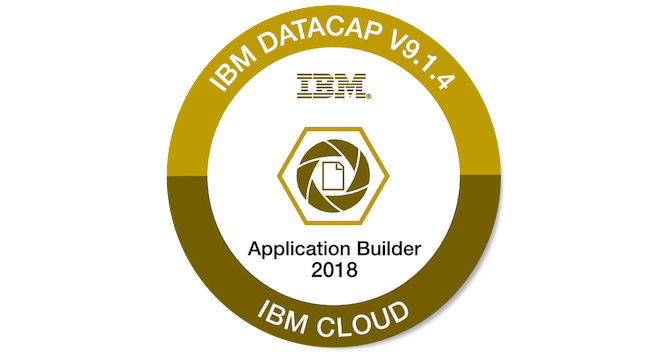 IBM Datacap V9.1.4 - Application Builder - Credly