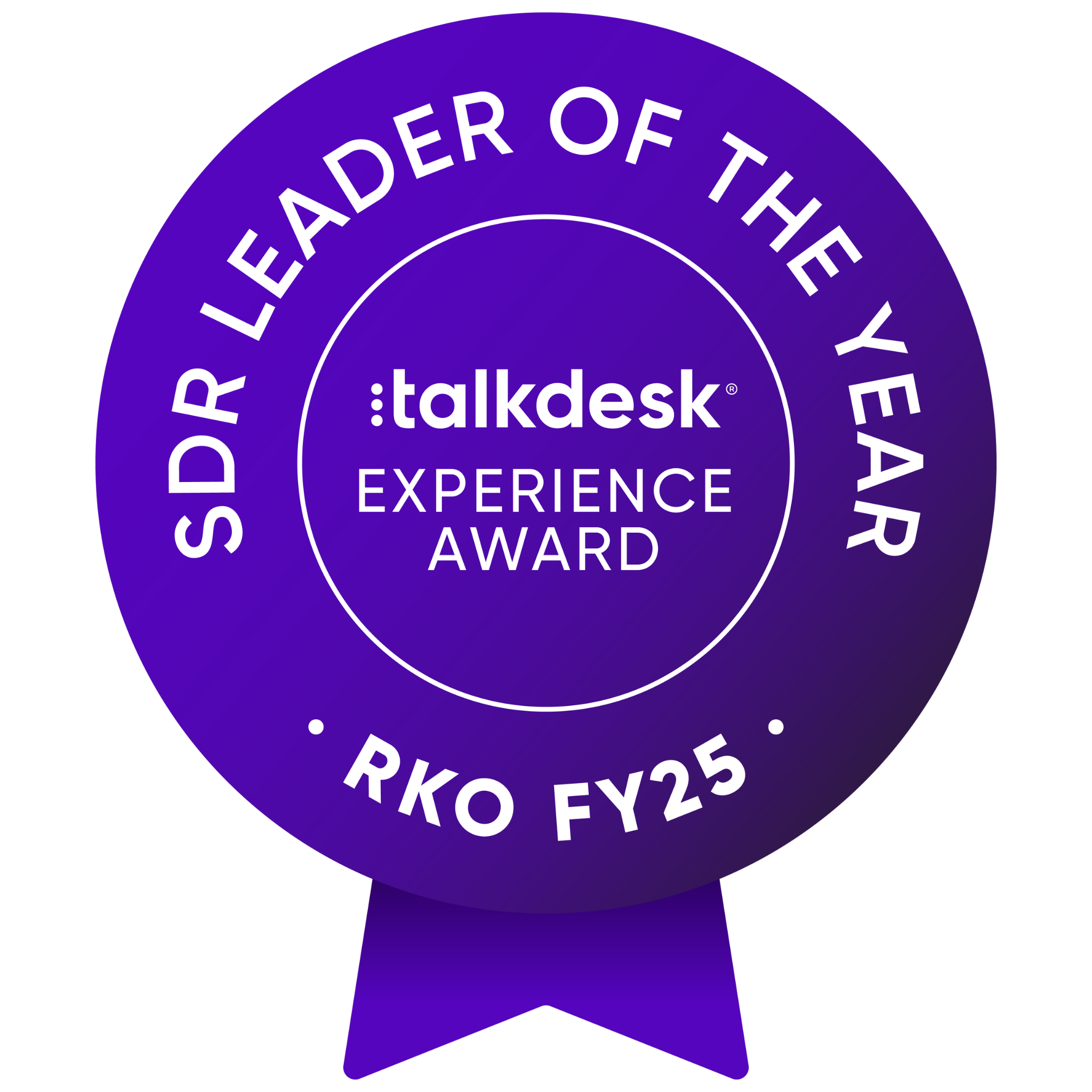 RKO FY25: SDR Leader of the Year - Credly