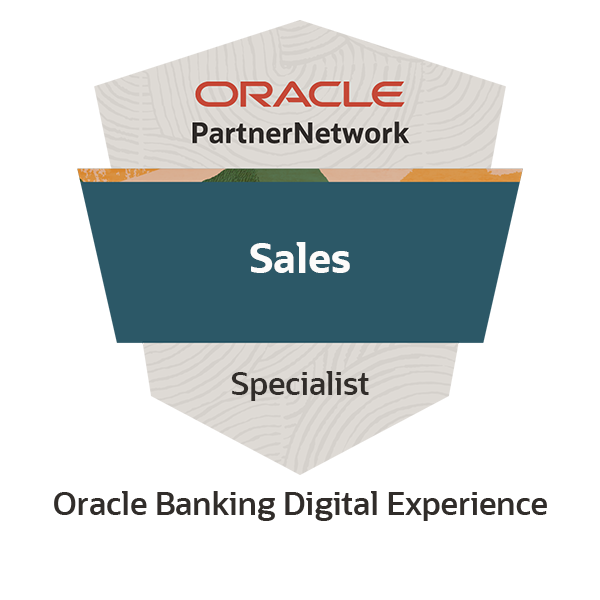 Oracle Banking Digital Experience Sales Specialist - Credly
