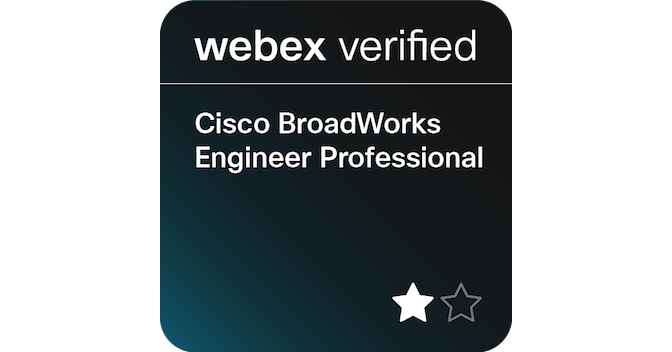 Cisco BroadWorks Engineer Professional - Credly