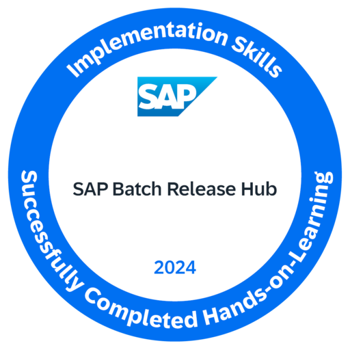 Implementation Skills 2024 Sap Batch Release Hub Credly