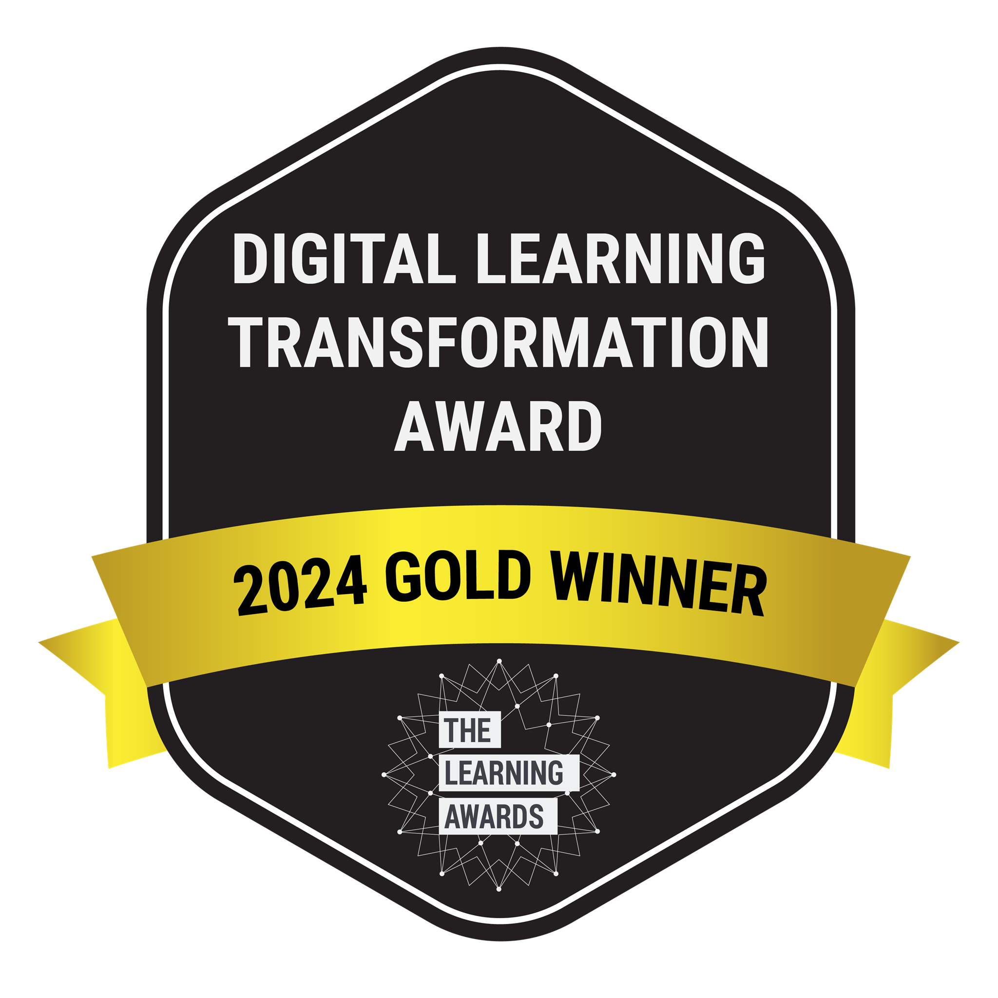 Digital Learning Transformation Award 2024 - Gold Winner - Credly