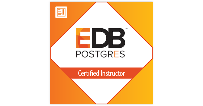 EDB Postgres Certified Training Instructor - Credly