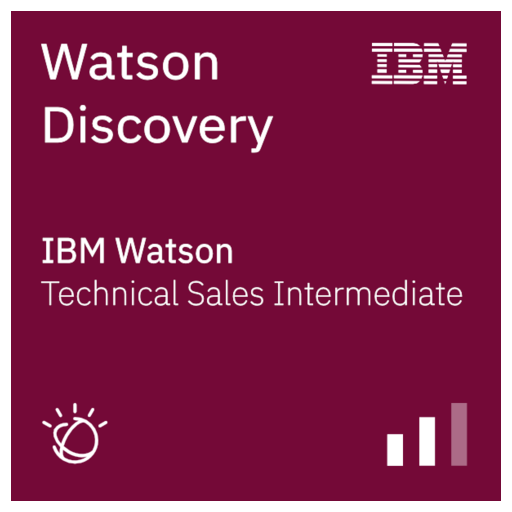Watson Discovery Technical Sales Intermediate - Credly