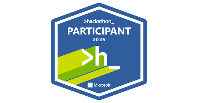 Microsoft Global Hackathon 2025 - Credly