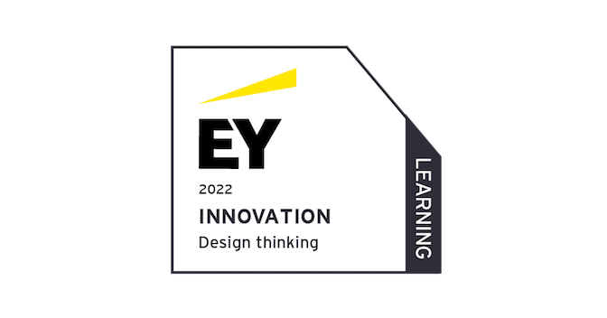 EY Innovation - Design thinking - Learning (2022) - Credly