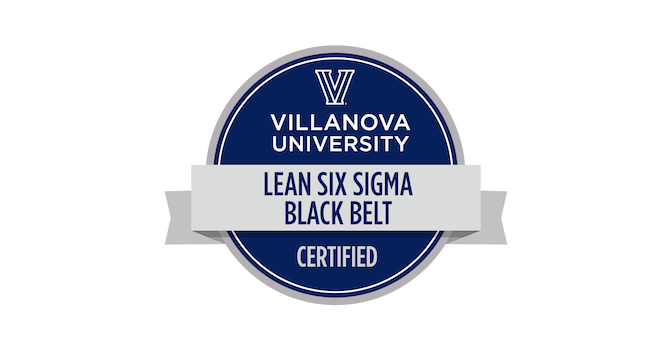 Lean Six Sigma Black Belt Certification - Credly