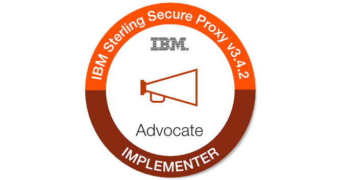 IBM Sterling Secure Proxy v3.4.2- Implementer - Credly