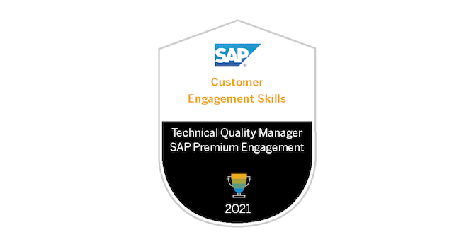 Customer Engagement Skills 2021 - Technical Quality Manager SAP Premium ...