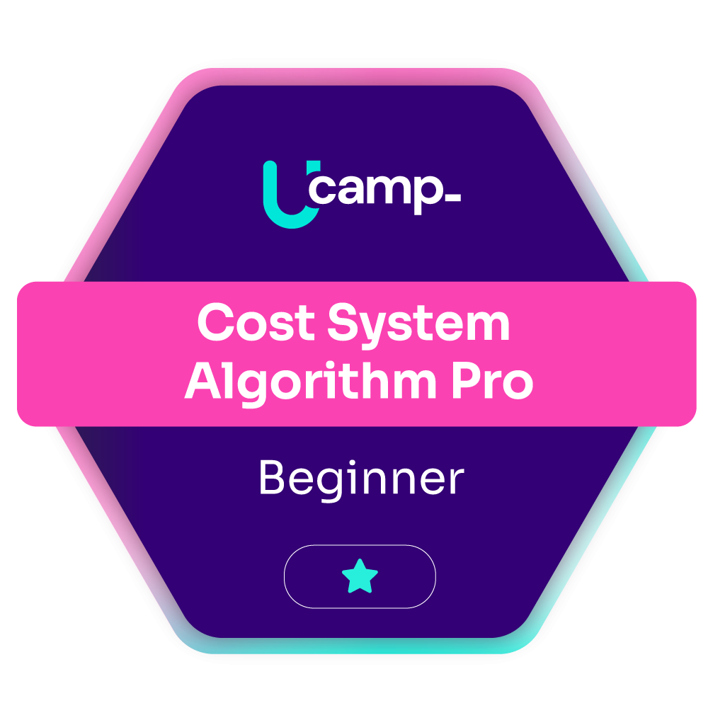 Cost System Algorithm Pro - Credly