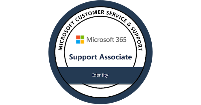 Microsoft 365 Identity Support Associate - Credly