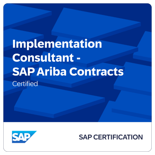 SAP Certified - Implementation Consultant - SAP Ariba Contracts - Credly