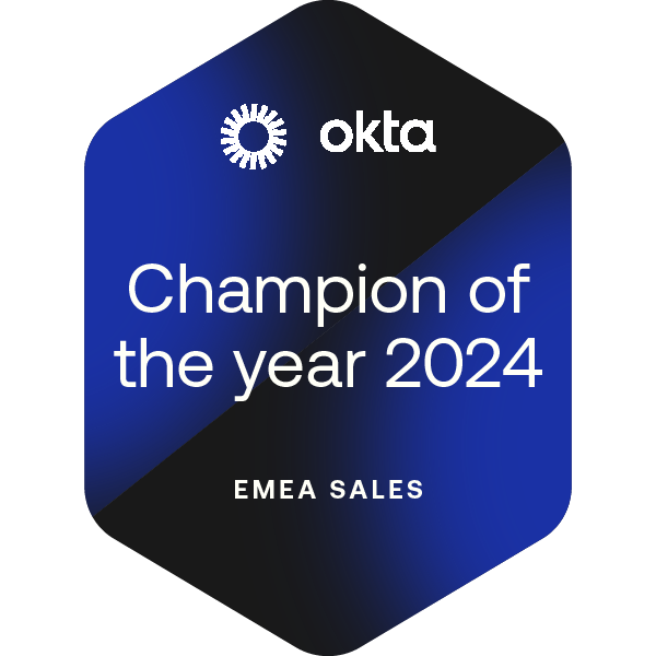 EMEA Sales Champion of the Year 2024 - Credly