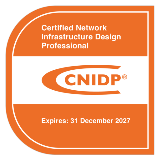 Certified Network Infrastructure Design Professional (CNIDP®) - Credly
