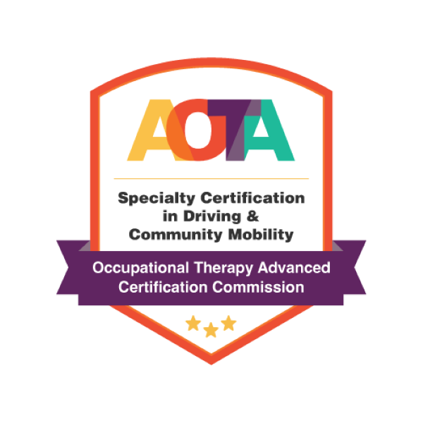 Specialty Certification in Driving & Community Mobility (SCDCM, SCDCM-A) - Credly