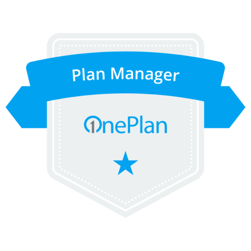 OnePlan Plan Manager Level 1 - Credly