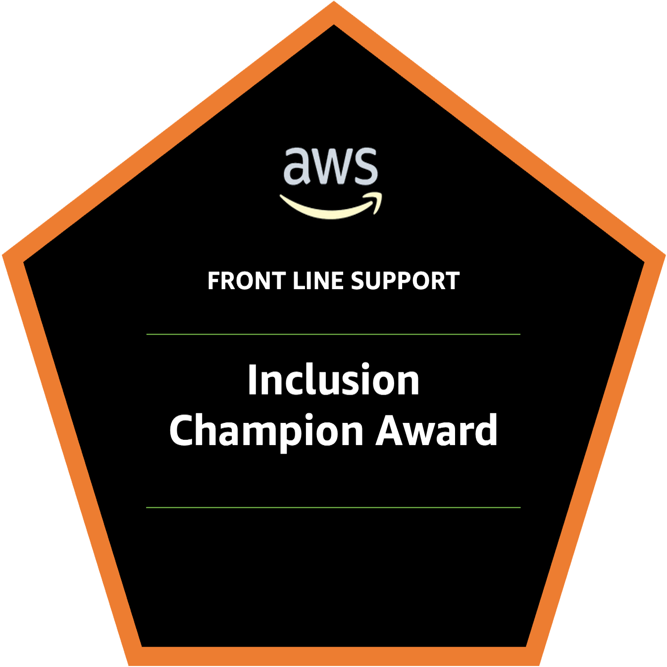 Inclusion Champion Award - Credly