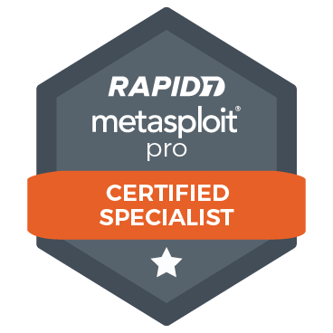 Metasploit Pro Certified Specialist - Credly