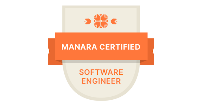 Manara-Certified Software Engineer - Credly