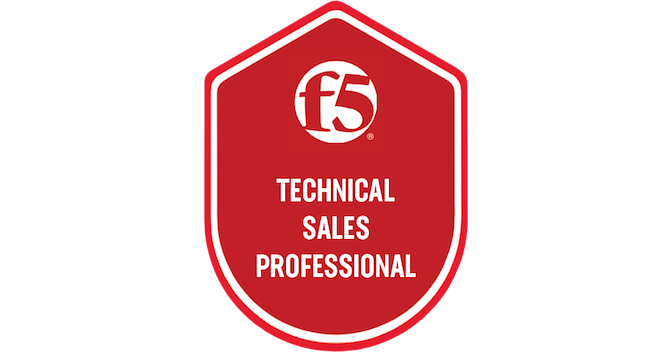 F5 Technical Sales Professional - Credly