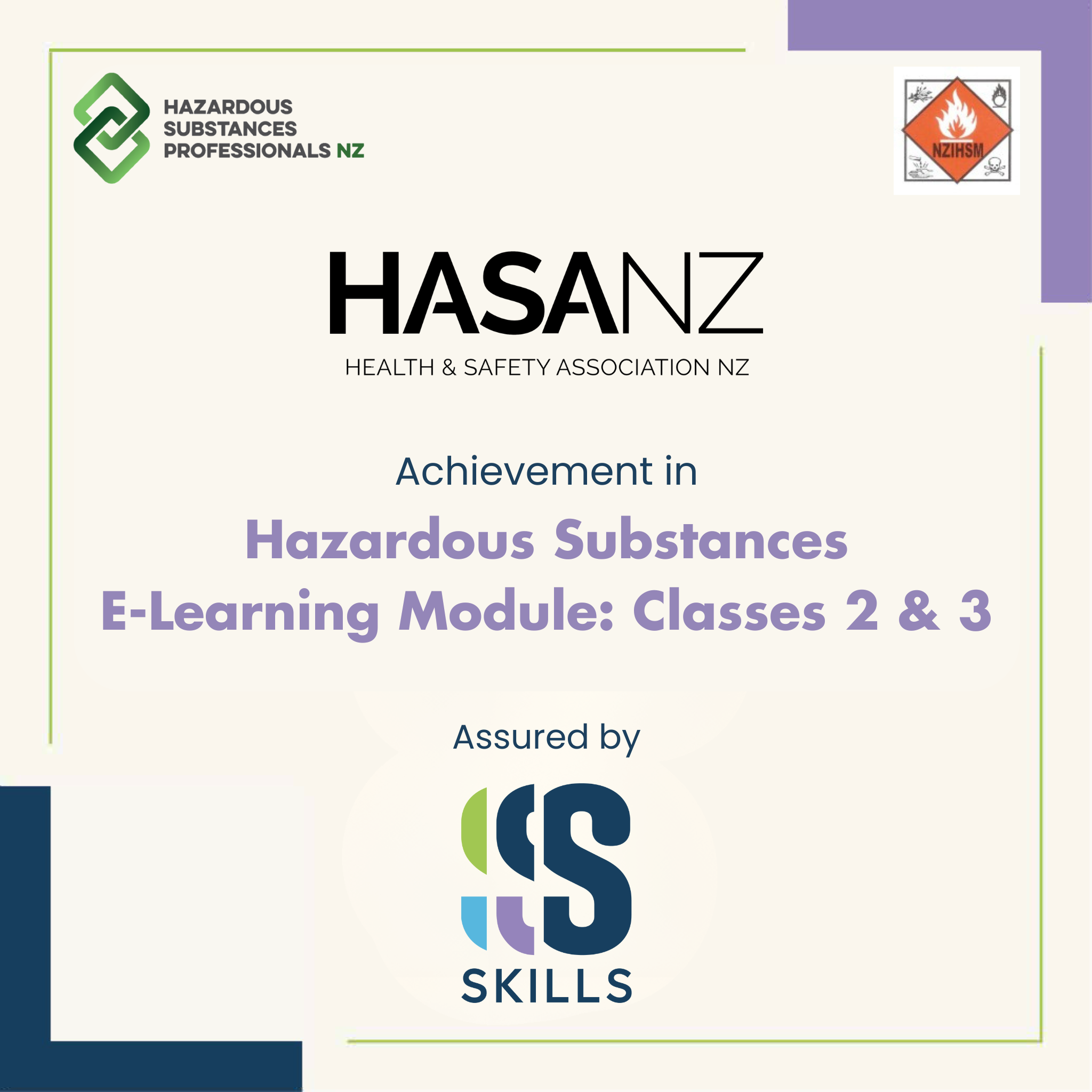 Hazardous Substances Professional Specialist Module: Classes 2 & 3 ...