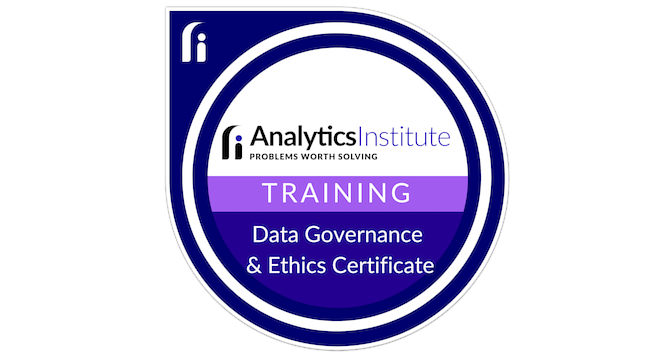 Certificate in Data Governance & Ethics - Credly