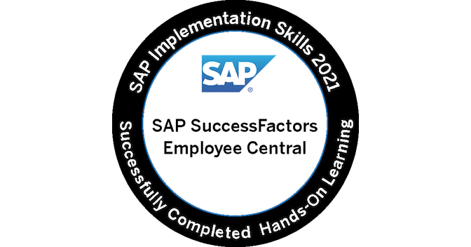 SAP Implementation Skills 2021 - SAP SuccessFactors Employee Central - Credly