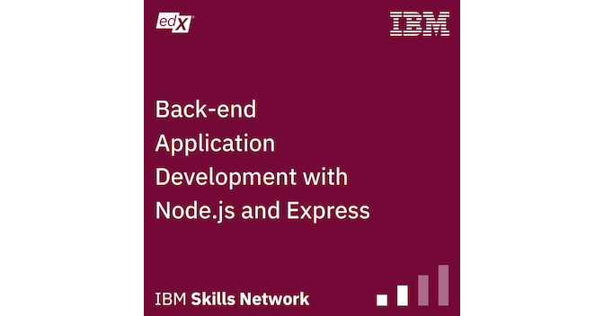 Back-end Application Development with Node.js and Express - Credly