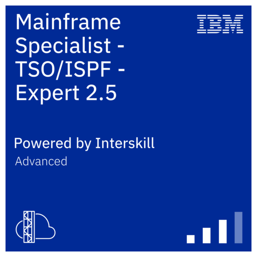 Interskill - Mainframe Specialist – TSO/ISPF – Expert 2.5 - Credly