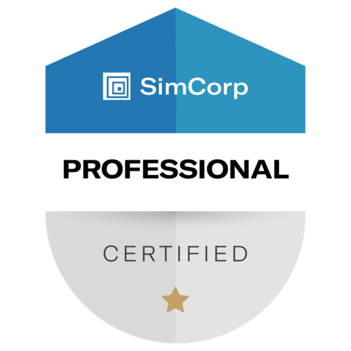Certified SimCorp Professional - Credly