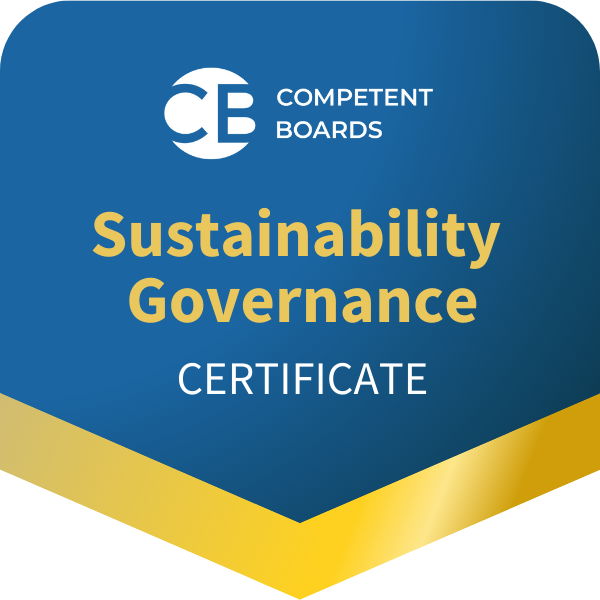 Competent Boards Sustainability Governance Certificate - Credly