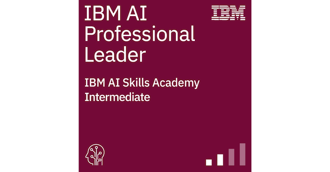 IBM AI Professional Leader - Credly