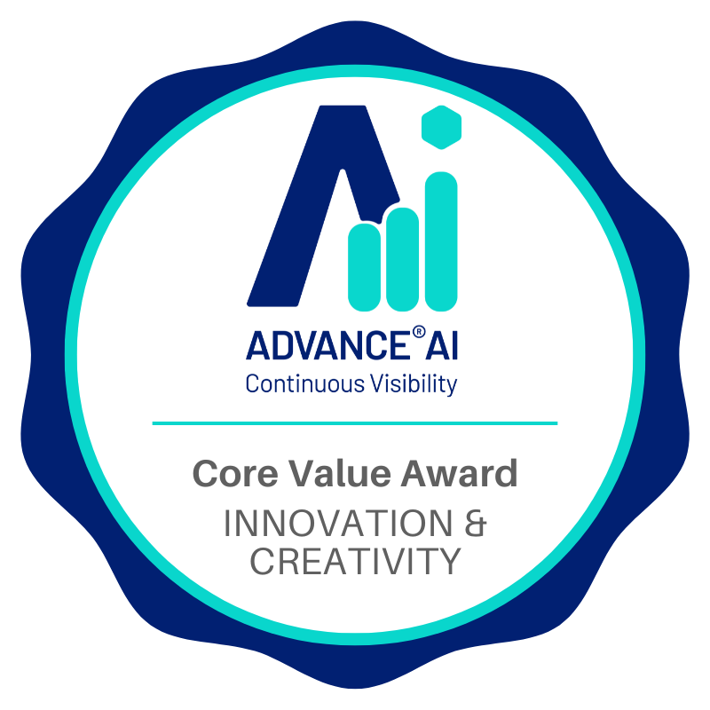ADVANCE®AI Core Value Award - Innovation & Creativity - Credly