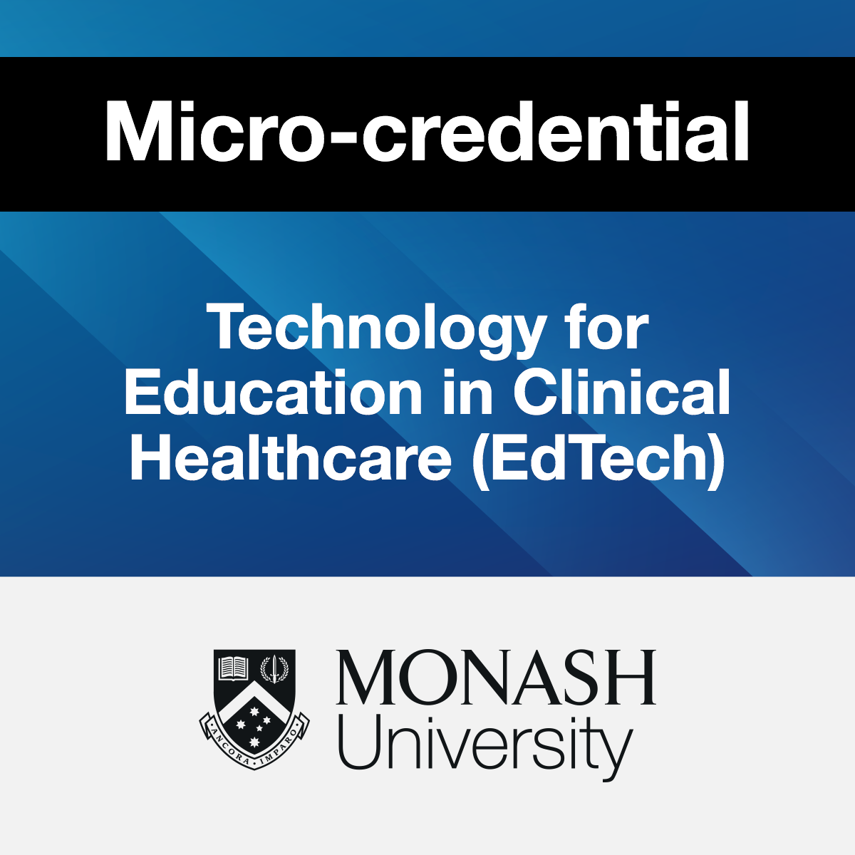 Technology for Education in Clinical Healthcare (EdTech) - Credly