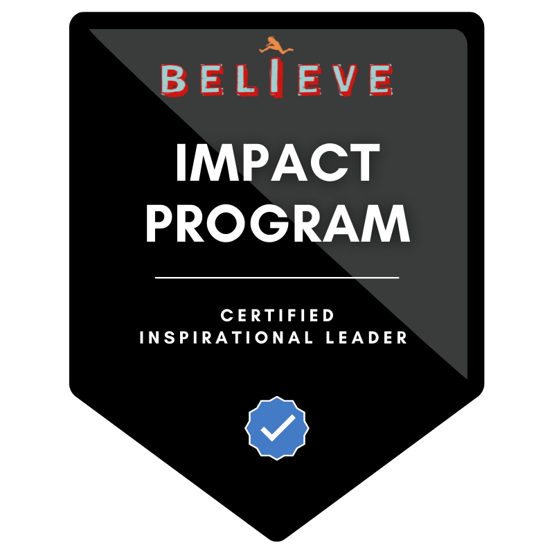 Believe Impact Program Inspirational Leader - Credly