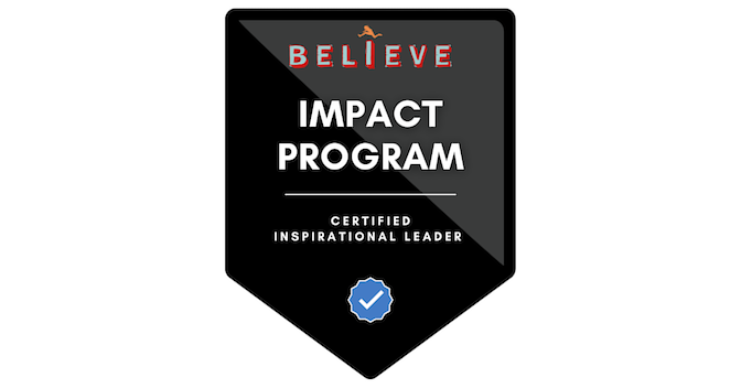 Believe Impact Program Inspirational Leader - Credly
