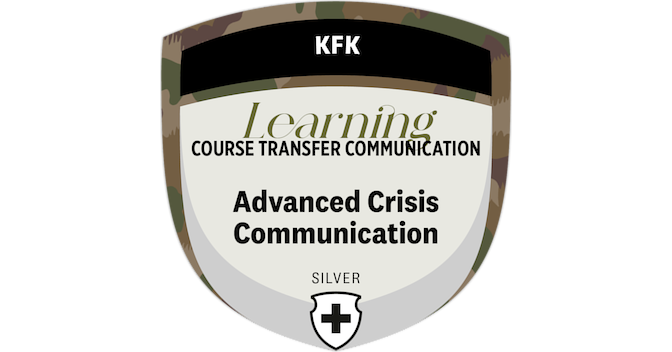 Advanced Crisis Communication - Credly