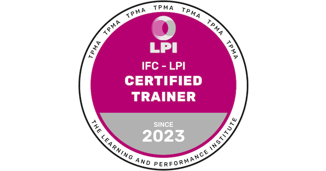 IFC-LPI TPMA Certified Trainer 2023 - Credly