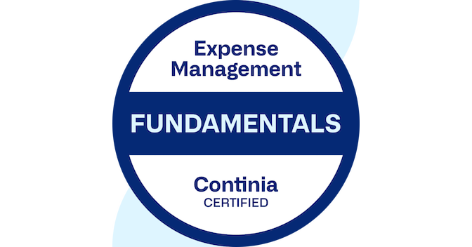 Continia Expense Management Fundamentals - Credly