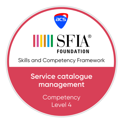 Service catalogue management - Competency - Level 4 - Credly