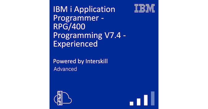 Interskill - IBM i Application Programmer - RPG/400 Programming V7.4 ...