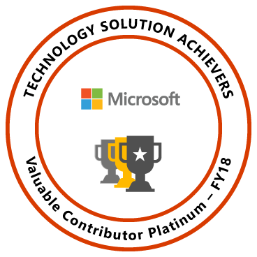 Valuable Contributor Platinum - Credly