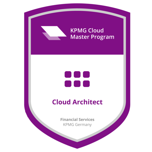 KPMG Cloud Master Program - Cloud Architect - Credly
