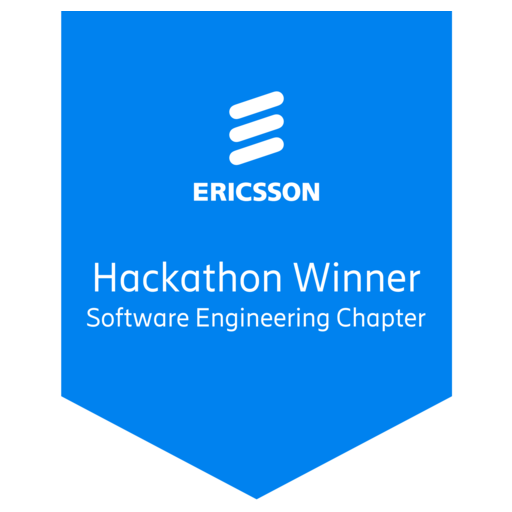 Hackathon Winner - Software Engineering Chapter - Credly