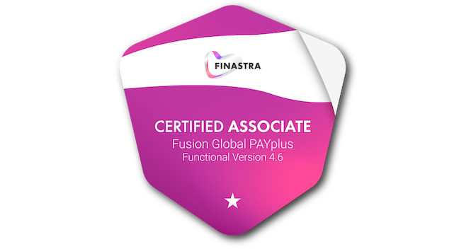 Finastra Certified Associate-Fusion Global PAYplus Functional V 4.6 ...