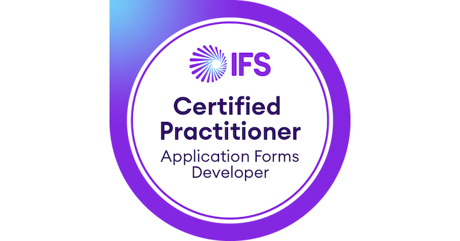 IFS Certified Practitioner - Application Forms Developer (IFS ...