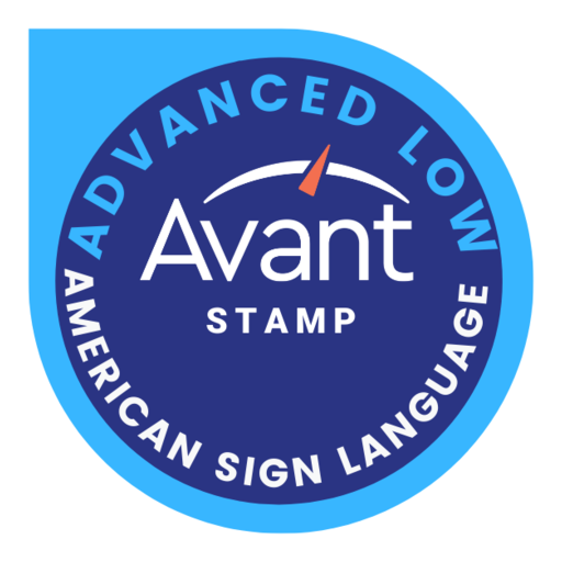 Avant American Sign Language (ASL) Proficiency Test in Expressive and ...