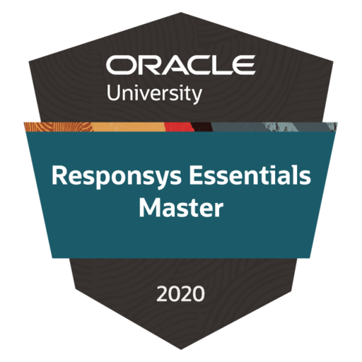 Responsys Essentials Master 2020 - Credly