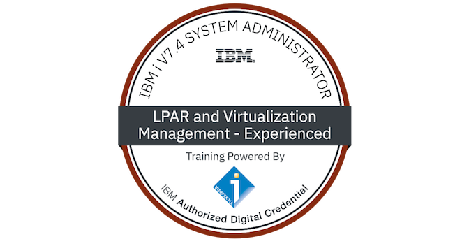 Interskill - IBM i V7.4 System Administrator - LPAR and Virtualization Management - Experienced ...
